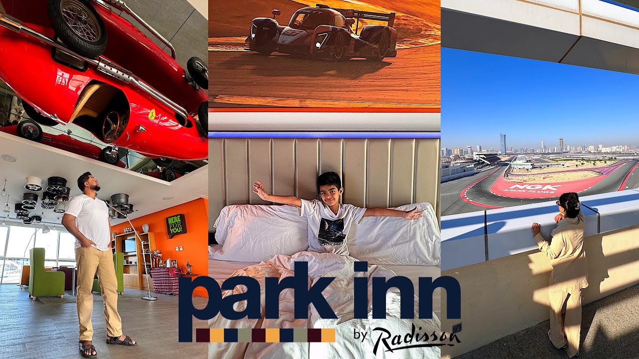 We stay at a Racetrack Hotel, Park inn by Radisson Dubai Motor City ...