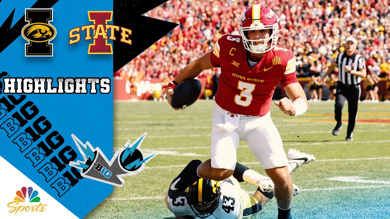 Iowa Hawkeyes vs. Iowa State Cyclones | COLLEGE FOOTBALL HIGHLIGHTS | 9 ...