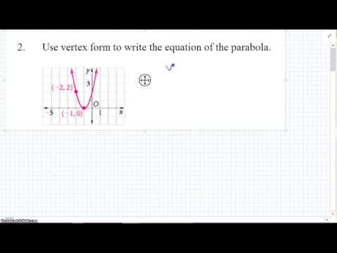 Algebra 2- 5.3 Translating Parabolas