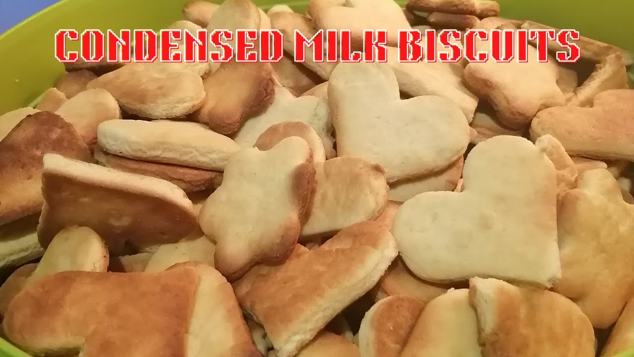 How to bake Condensed Milk Biscuits | Biscuit Recipe | Amakhekhe ...
