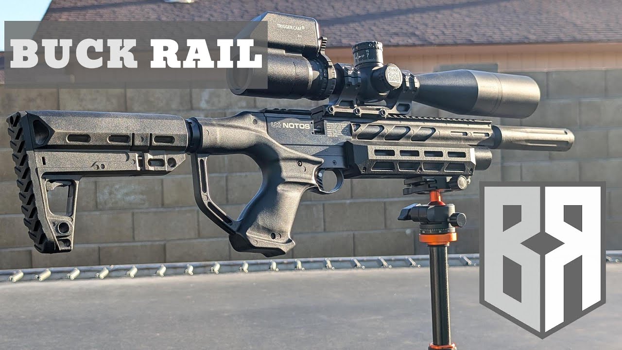Buck Rail Handguard For The Umarex Notos! - YouTube