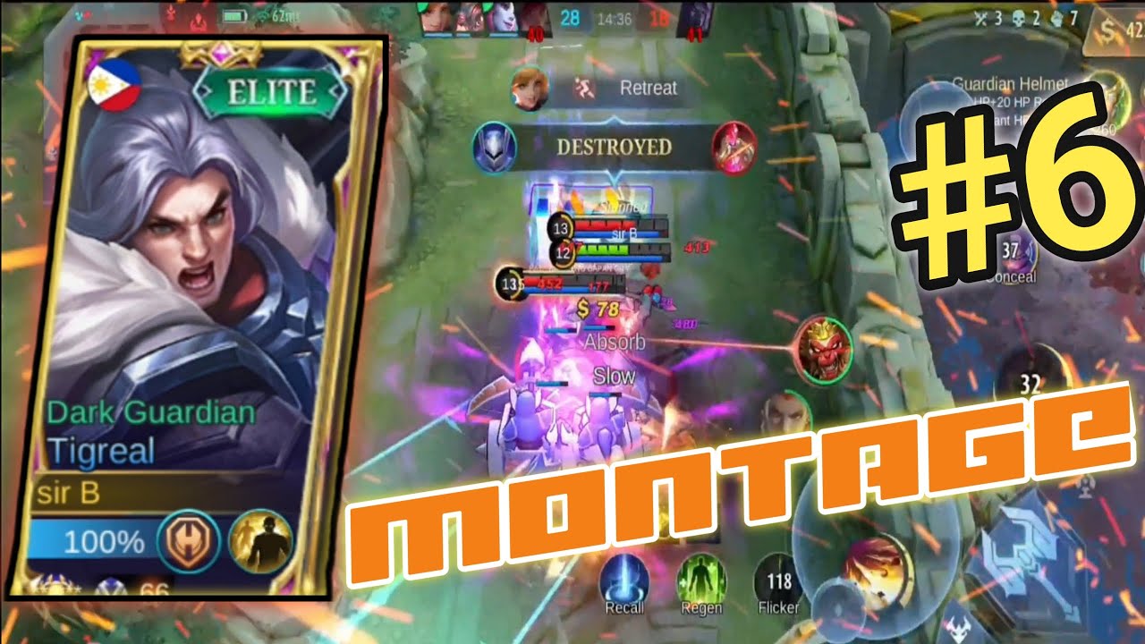 Tigreal montage | mlbb tank montage | mobile legends tank | tigreal ...