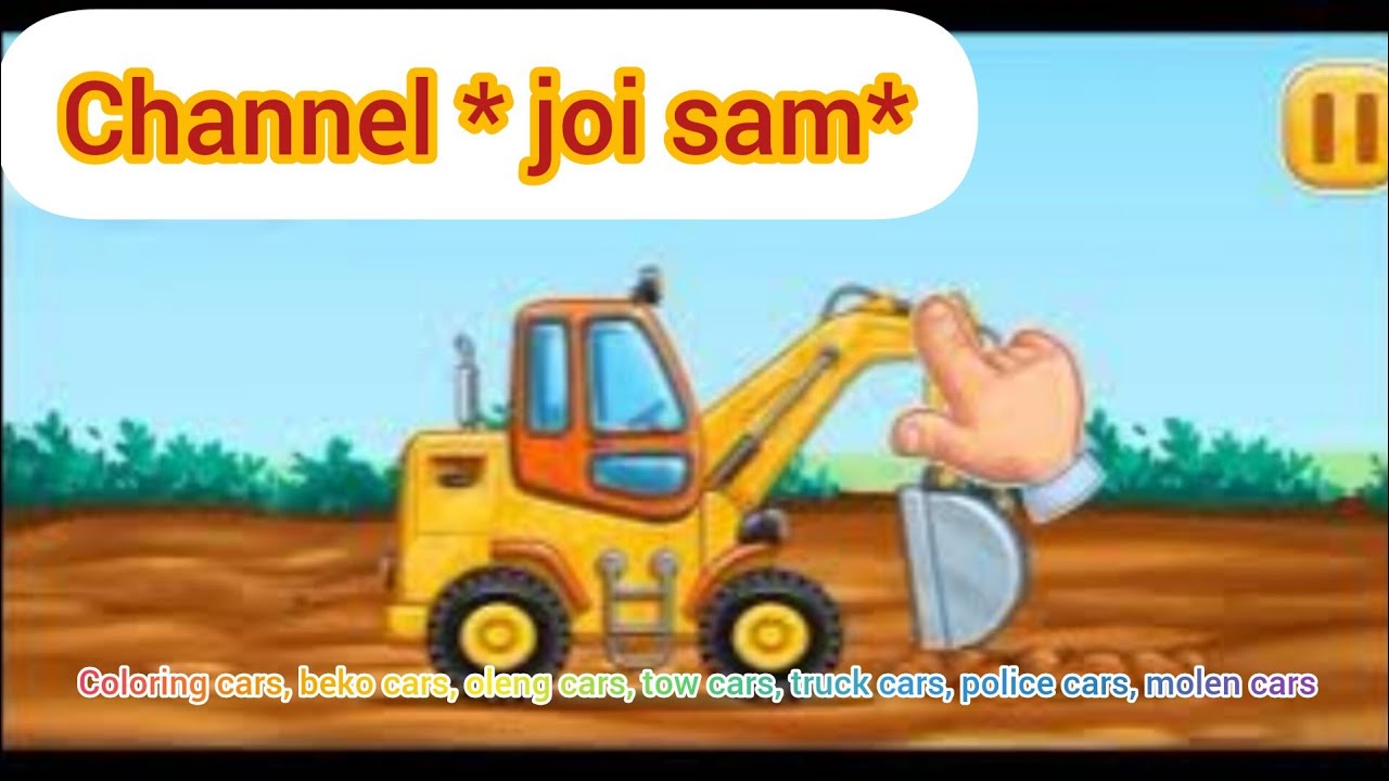 Coloring cars, beko cars, oleng cars, tow cars, truck cars, police cars ...
