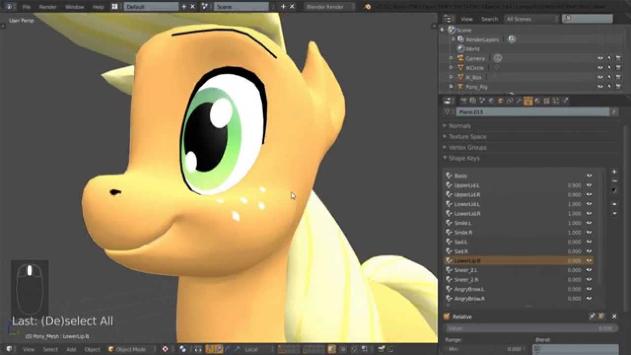 3D Pony Rig Version 0.5 Walkthrough - YouTube