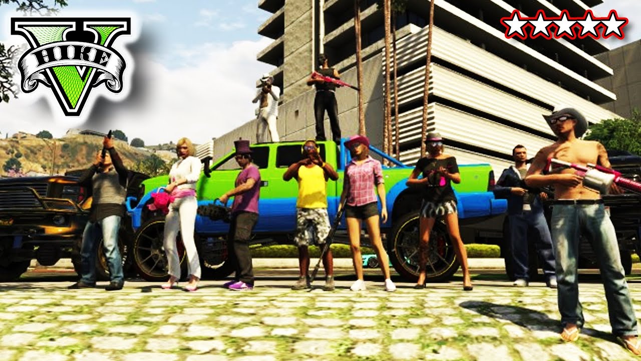 GTA PARTY!!! - Goofing OFF! GTA 5 - Hanging With the Crew Grand Theft ...