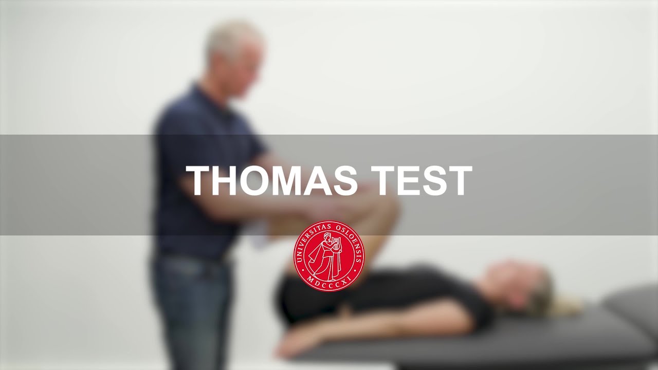 Thomas test - YouTube