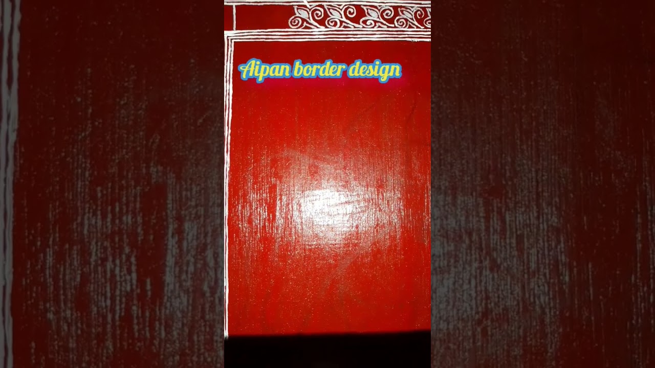 aipan art/aipan border design #short - YouTube