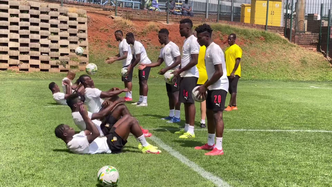 QATAR 2022 WCQ:RECOVERY TRAINING AT THE WITS FOOTBALL STADIUM IN ...