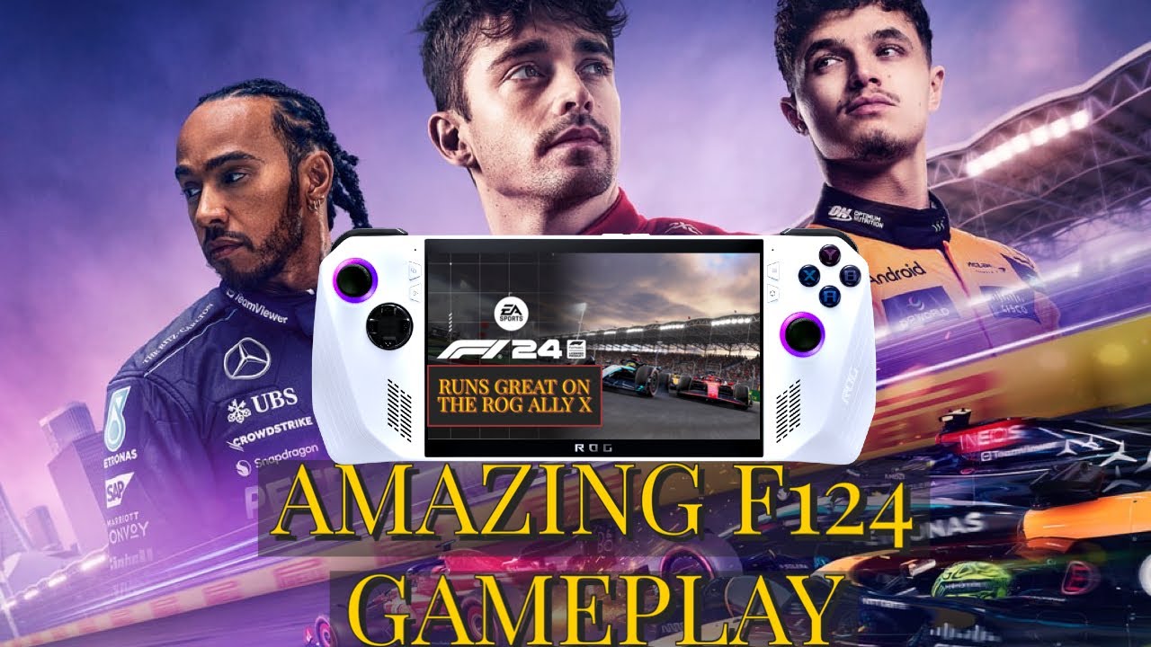 ROG ALLY X GAMEPLAY OF F124 RUNS SOO GOOD! - YouTube