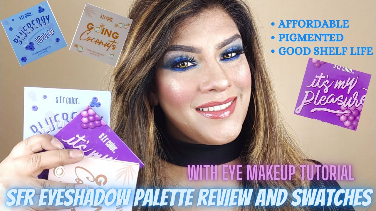 Sfr Eyeshadow Palette | Review | Swatches | Makeup Tutorial - YouTube