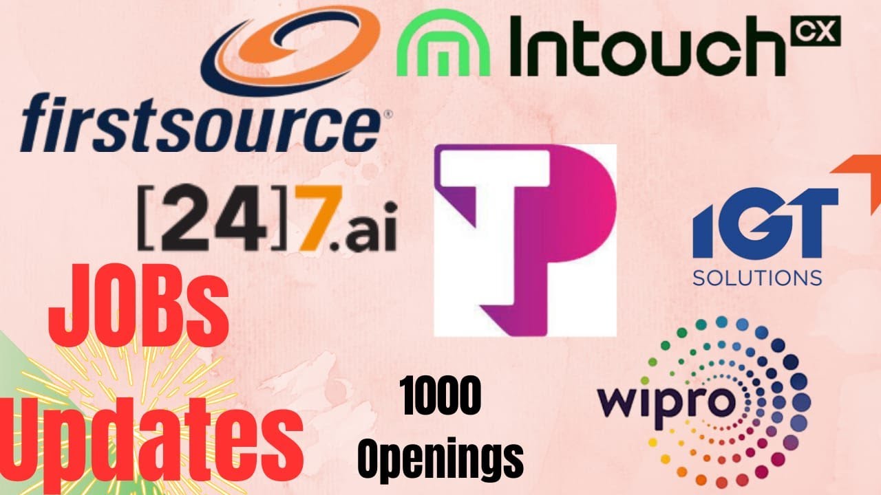 Walk In Interview || Top MNC Company's || 1000+Openings|| JOBs ...