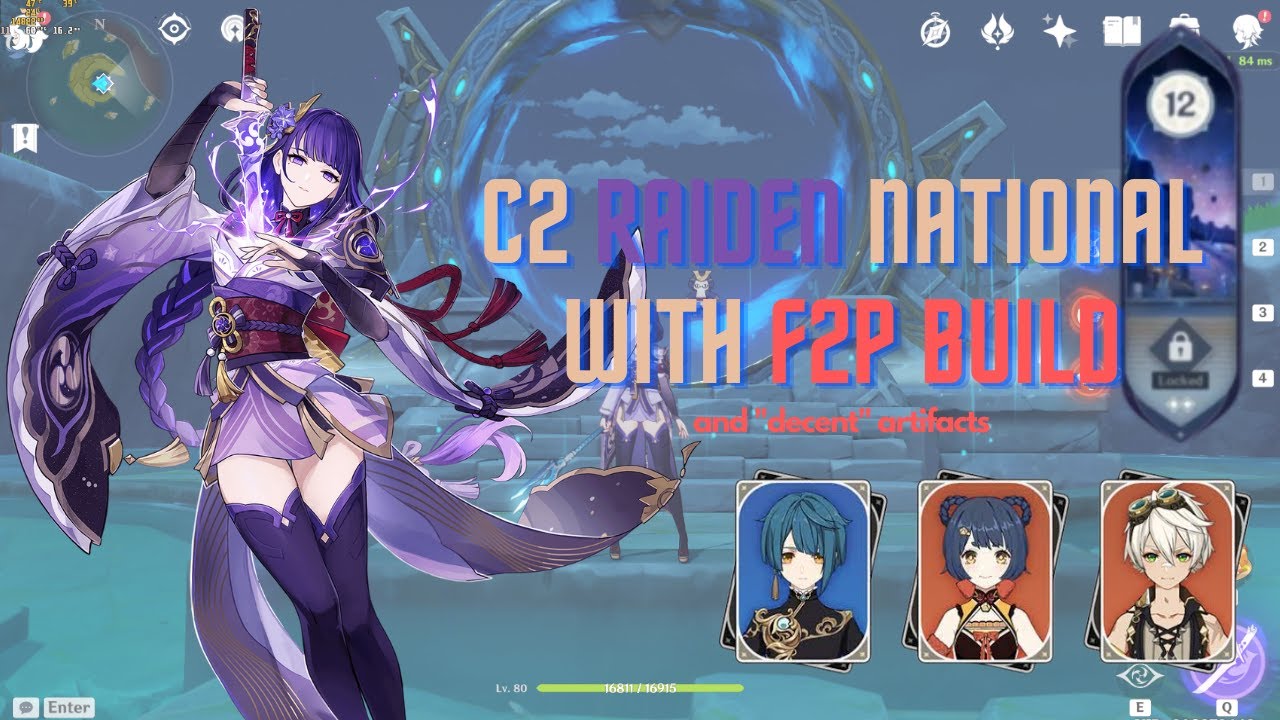 C2 Raiden National Team | F2P Build - 2.2 Spiral Abyss Floor 12-3 1st ...