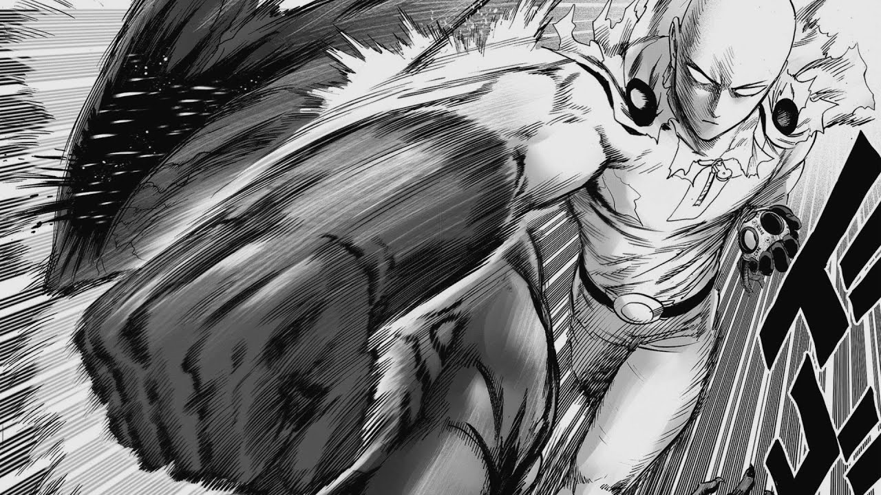 Saitama Fighting Against Garou | One Punch Man Chapter 167 - YouTube