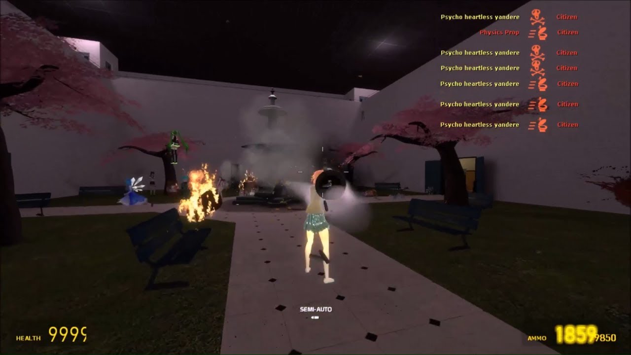 Doki doki killing spree | Gmod - YouTube