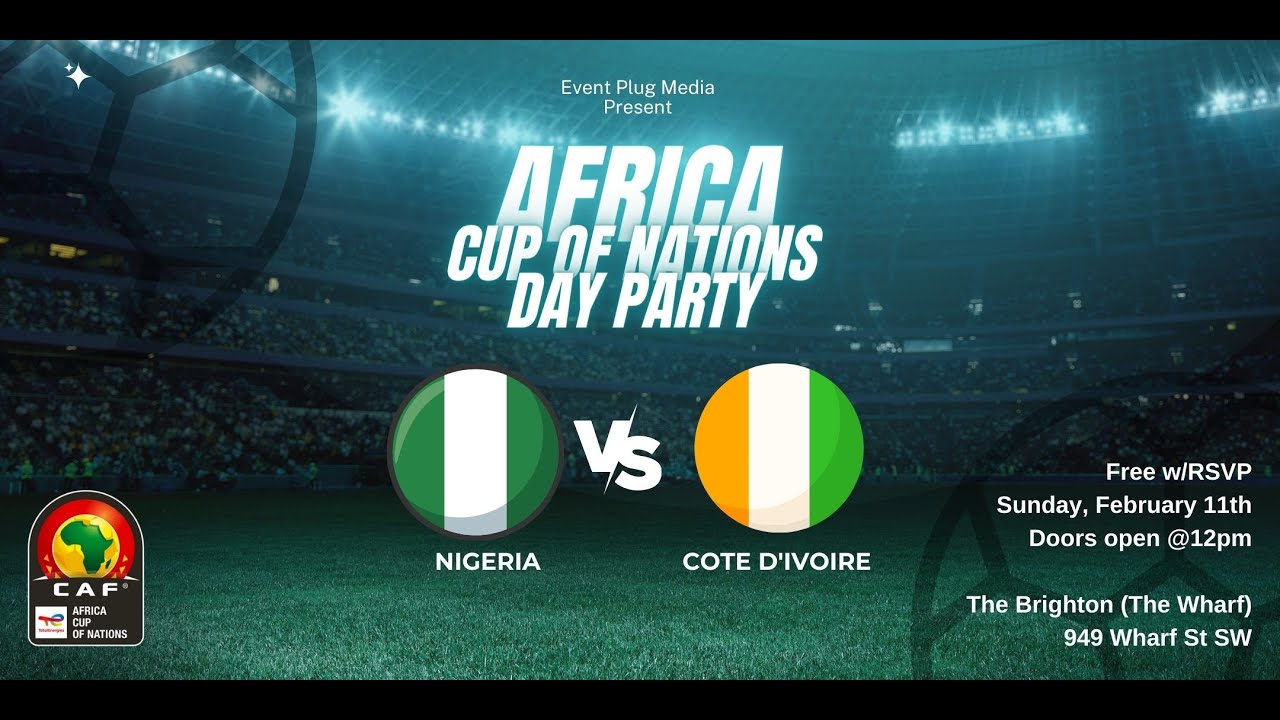 AFCON Final DC Watch Party at The Wharf - YouTube