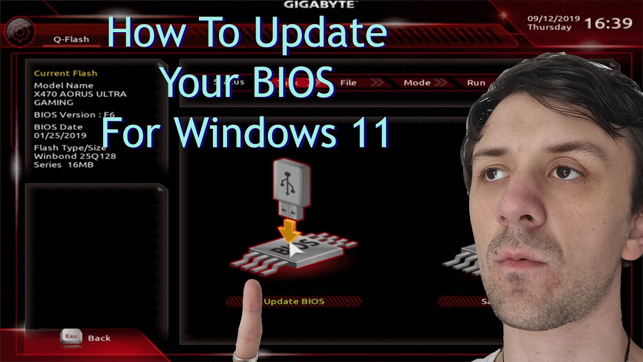 How To Update Your Bios To Get Ready For Windows 11 - YouTube