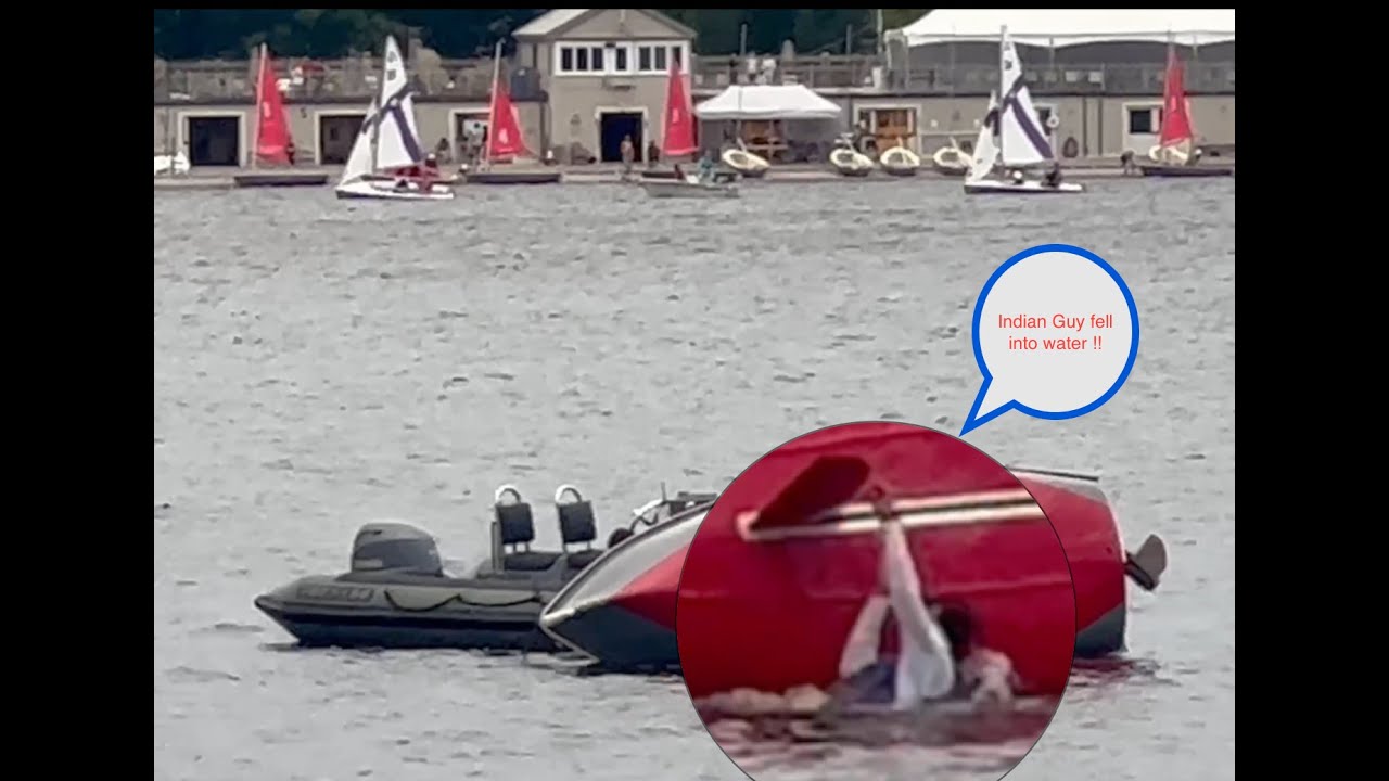 #trending #sailing gone wrong by Indian Guy in #charles River - YouTube