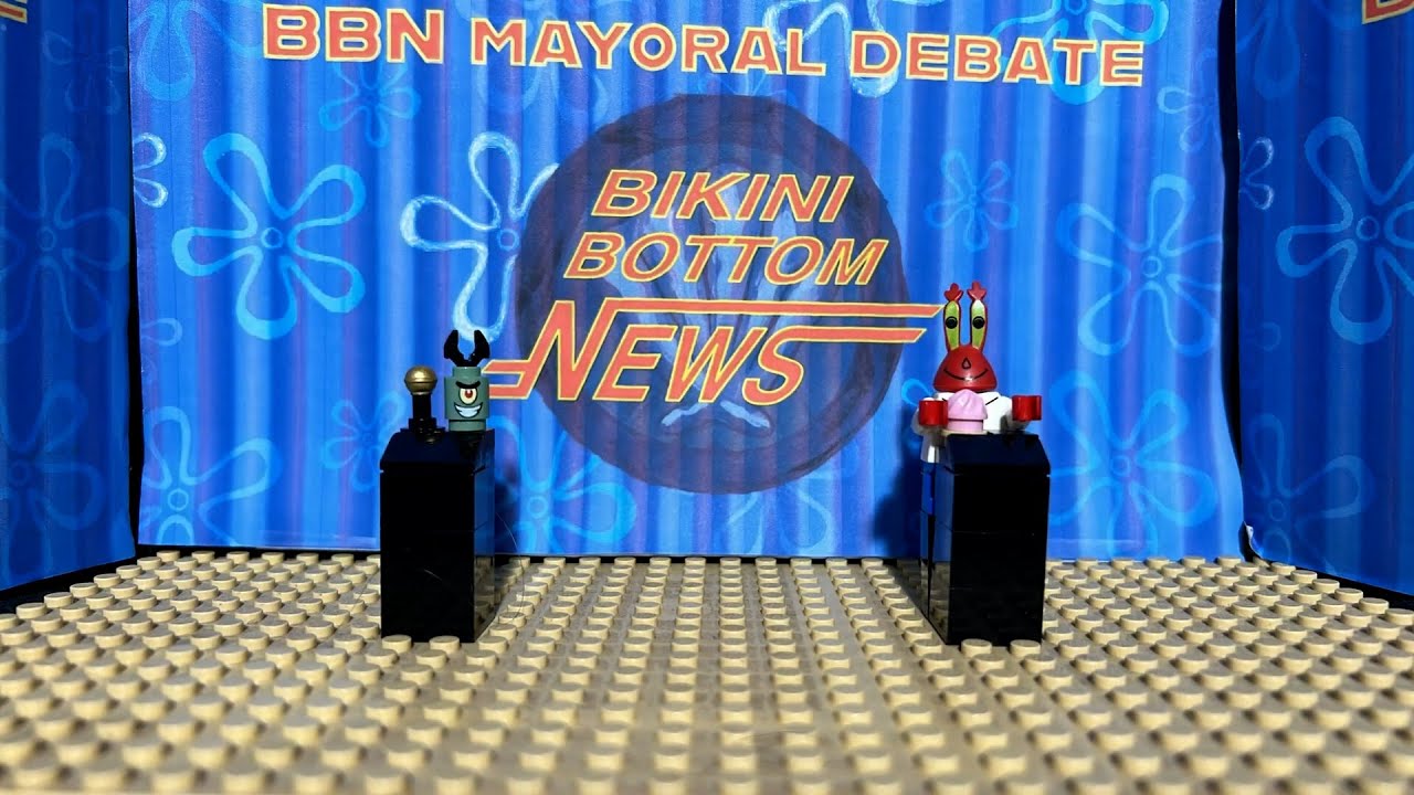 2024 Presidential Debate in a nutshell. SpongeBob stop motion. - YouTube