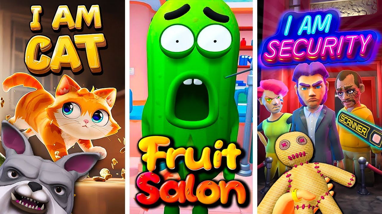 I Am Cat | I Am Security | Fruit Salon | Full Game Walkthrough | No ...