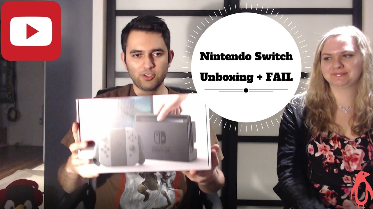 Nintendo Switch Unboxing - FAIL - YouTube