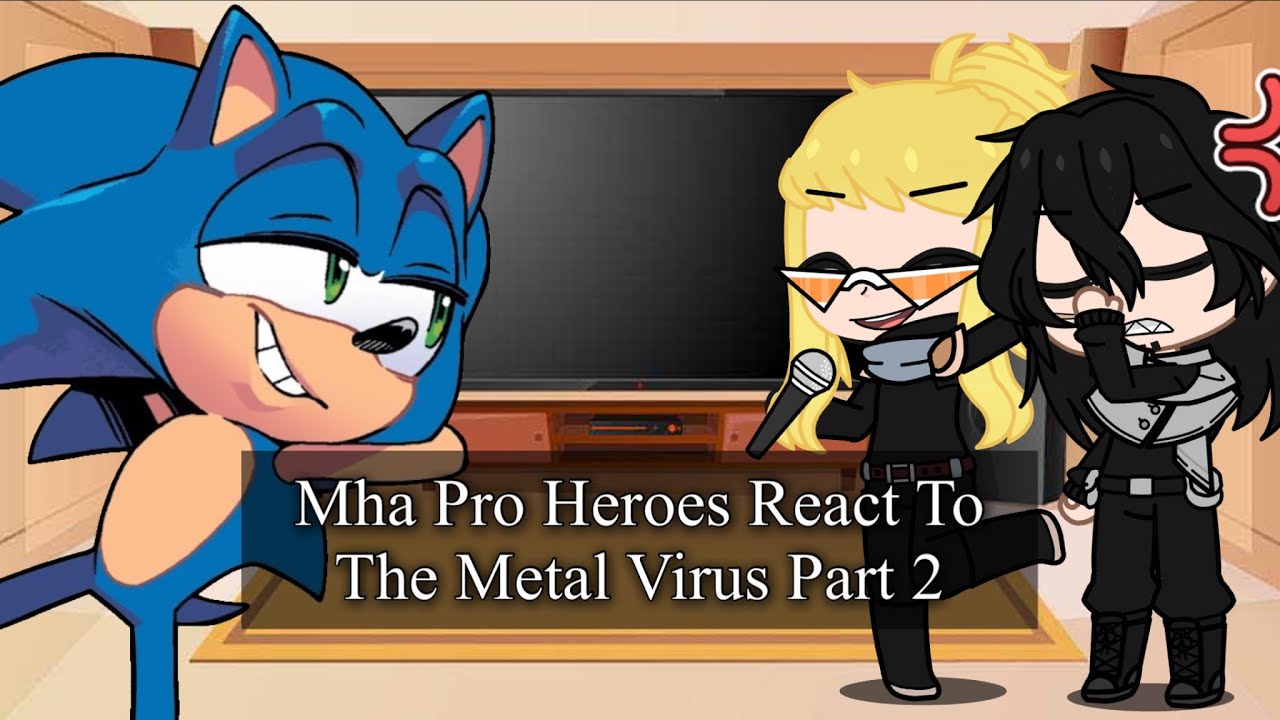 Mha Pro Heroes React To Sonic The Metal Virus Part 2 (gacha club) - YouTube