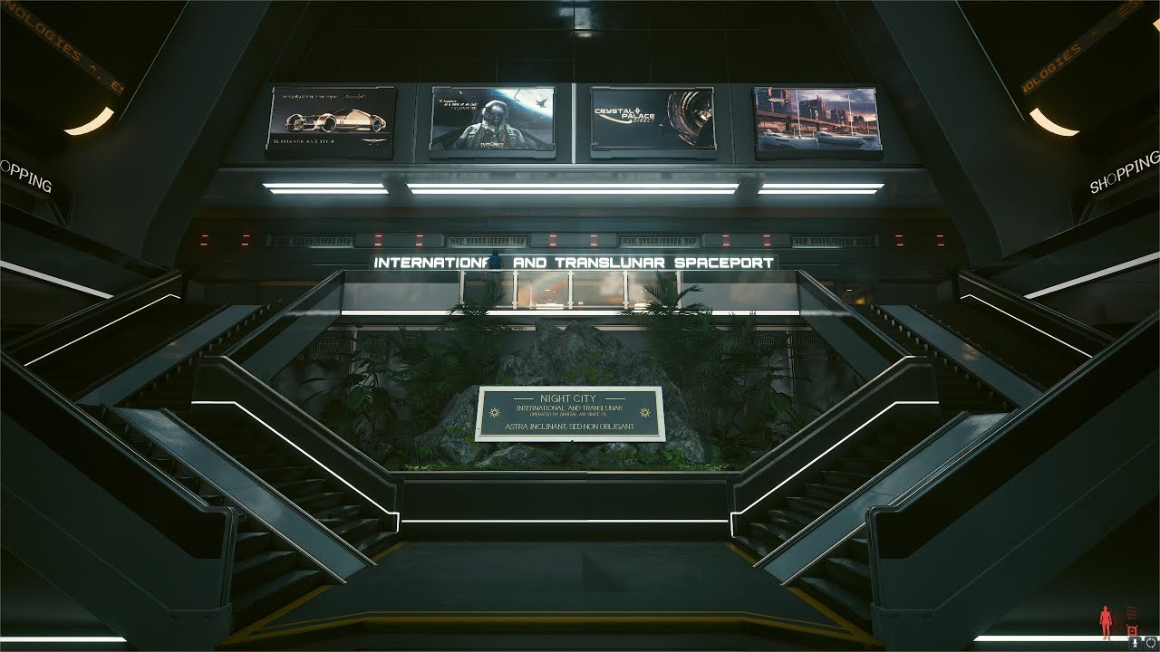 Cyberpunk 2077 | Visiting Nightcity's International and Translunar ...