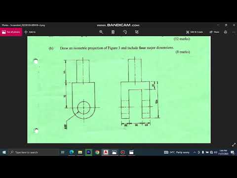 KNEC PASTPAPER QUESTION || AutoCAD Drawing Part 2 - YouTube