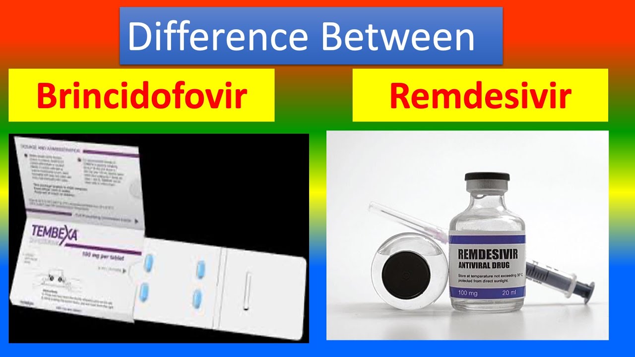 Difference Between Brincidofovir and Remdesivir - YouTube