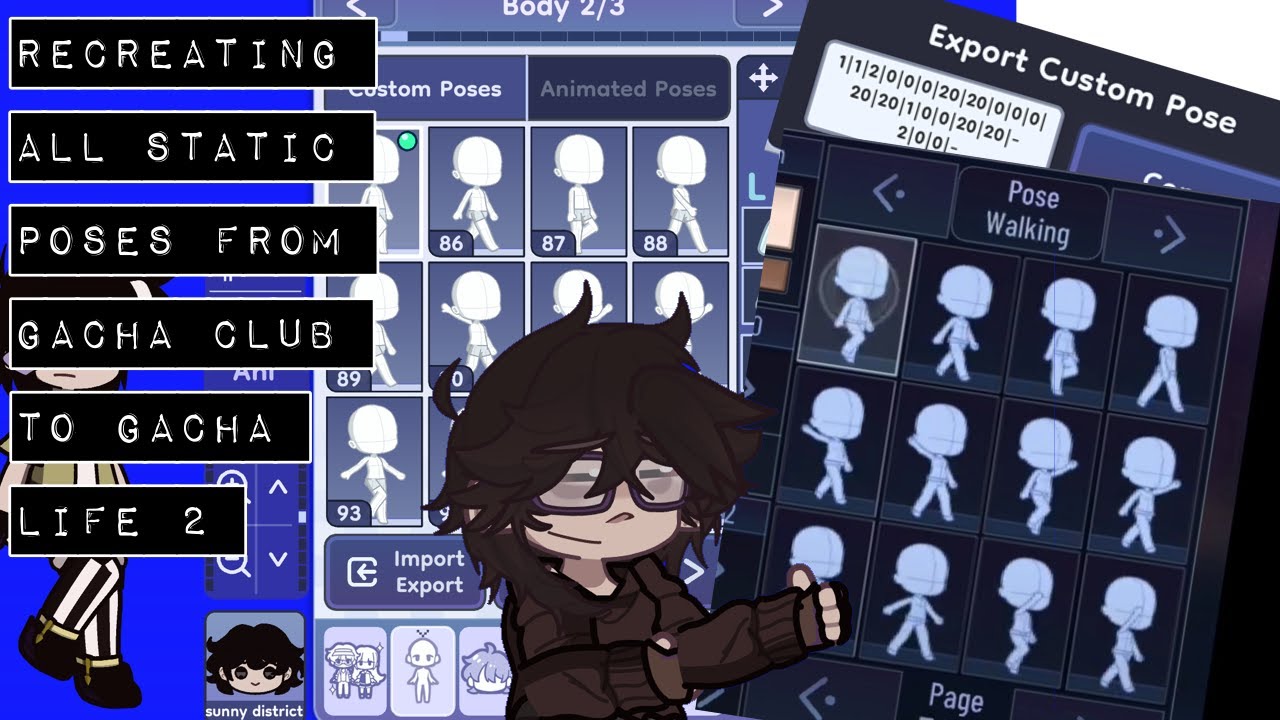 All Gacha club static poses recreated in Gacha life 2 #gachalife2 #gl2 ...