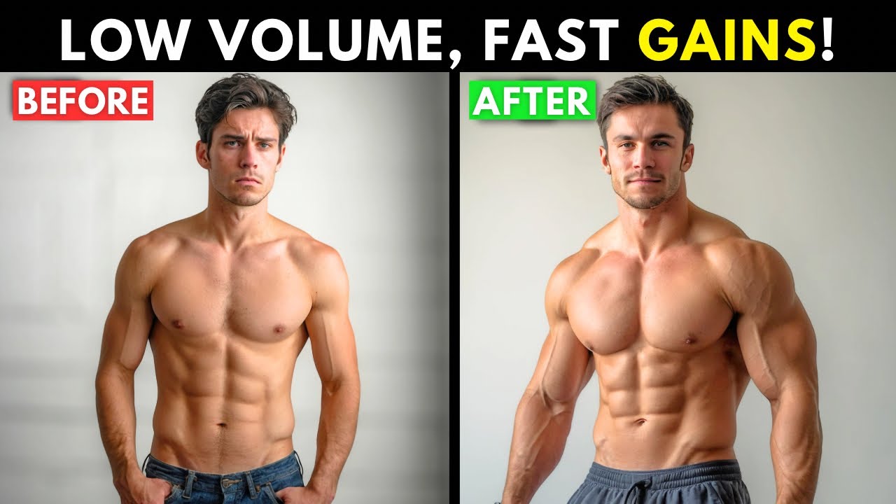 Low Volume Training Made My Muscle Gains Insane - YouTube