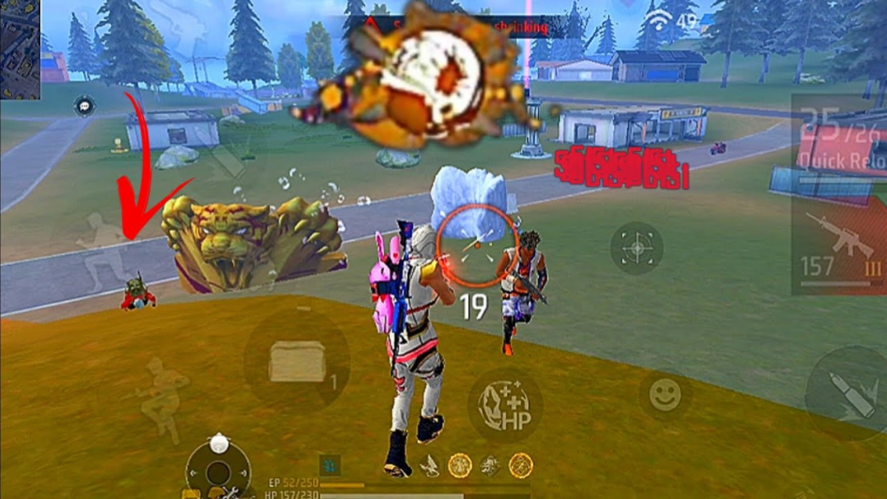 [4kill ff] solo vs squad full game play 🙏 watch till end - YouTube