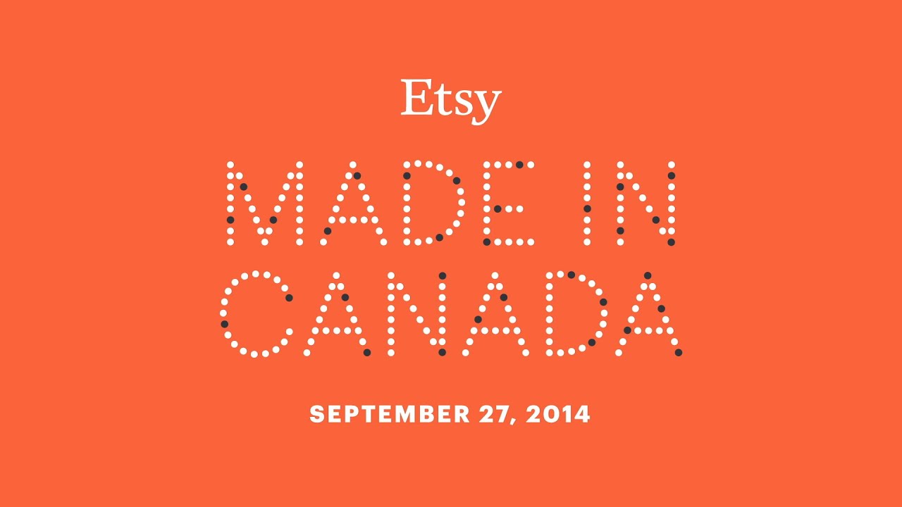 Etsy: Made in Canada - YouTube