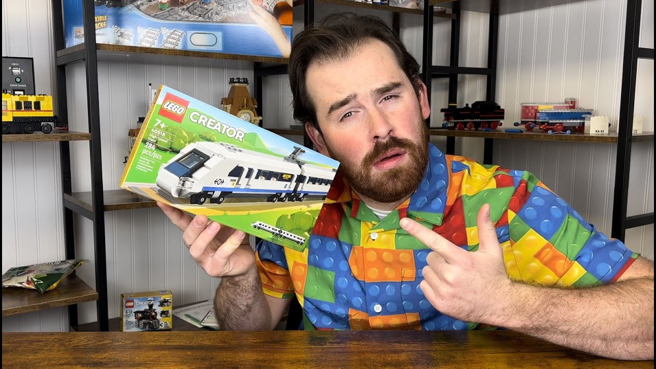Unboxing, Build, and Review of the Lego Mini High Speed Train 40518 ...