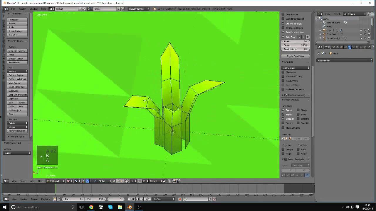 Blender Tutorial: Creating Grass Tufts - YouTube