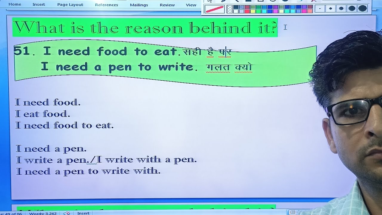 What is the reason behind it? English by Aatish Kumar - YouTube