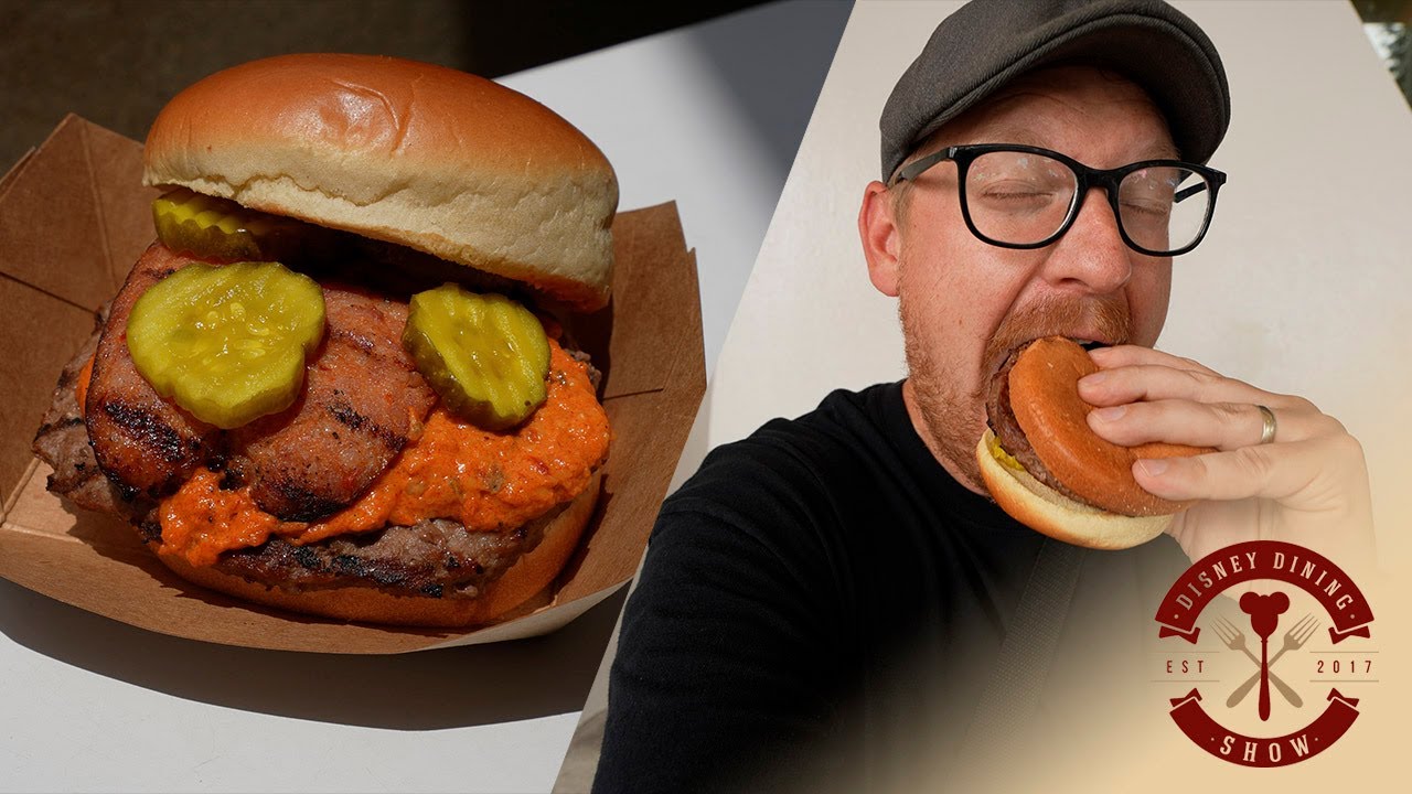 The Halloween Bayou Burger at Magic Kingdom is SCARY Good - YouTube