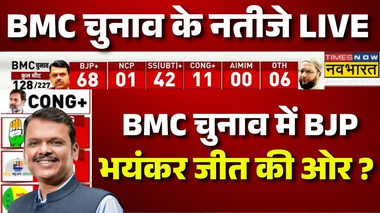 BMC Election Result Live Updates : BMC चुनाव में बीजेपी जीत की ओर ...