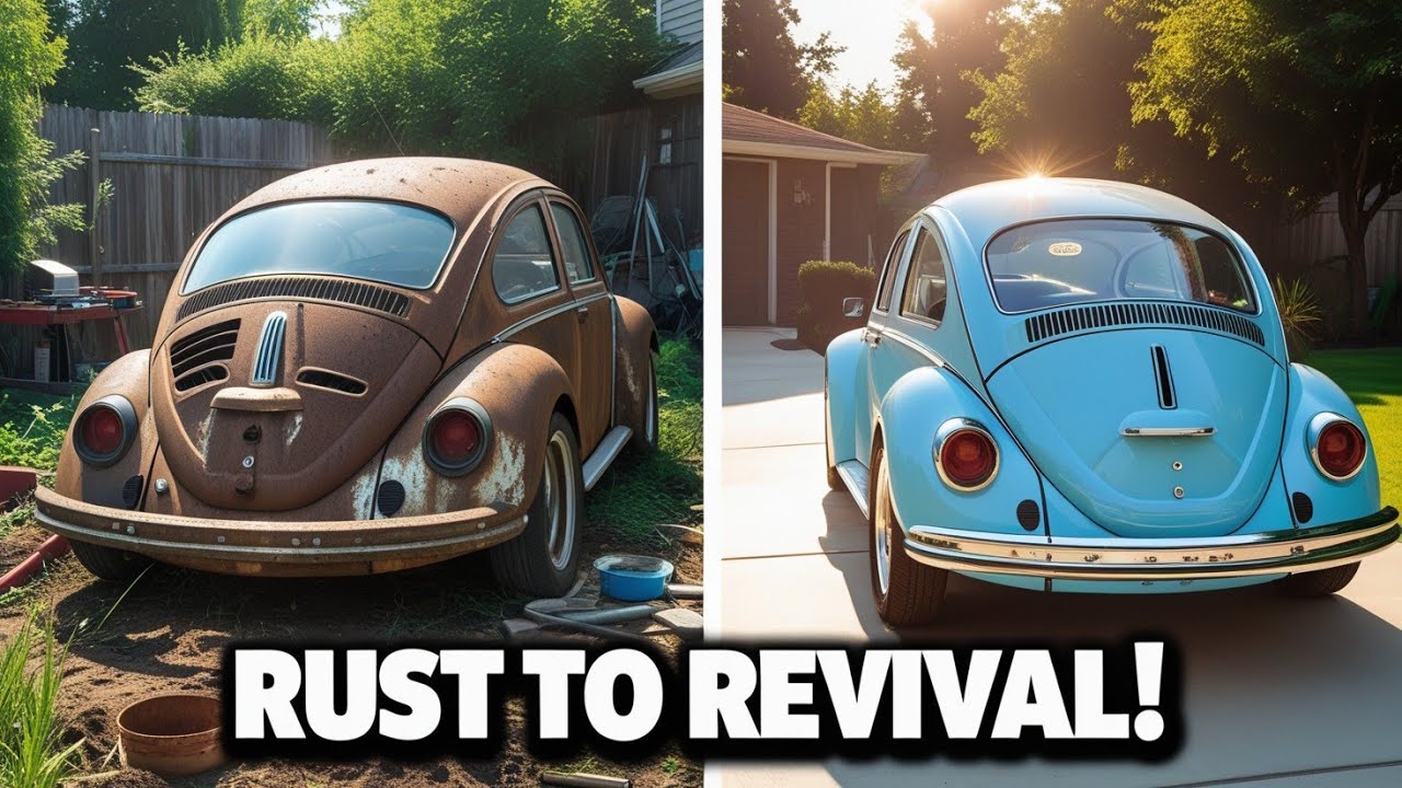 Restoring a Rusty Volkswagen Beetle: From Scrap to Stunning! - YouTube
