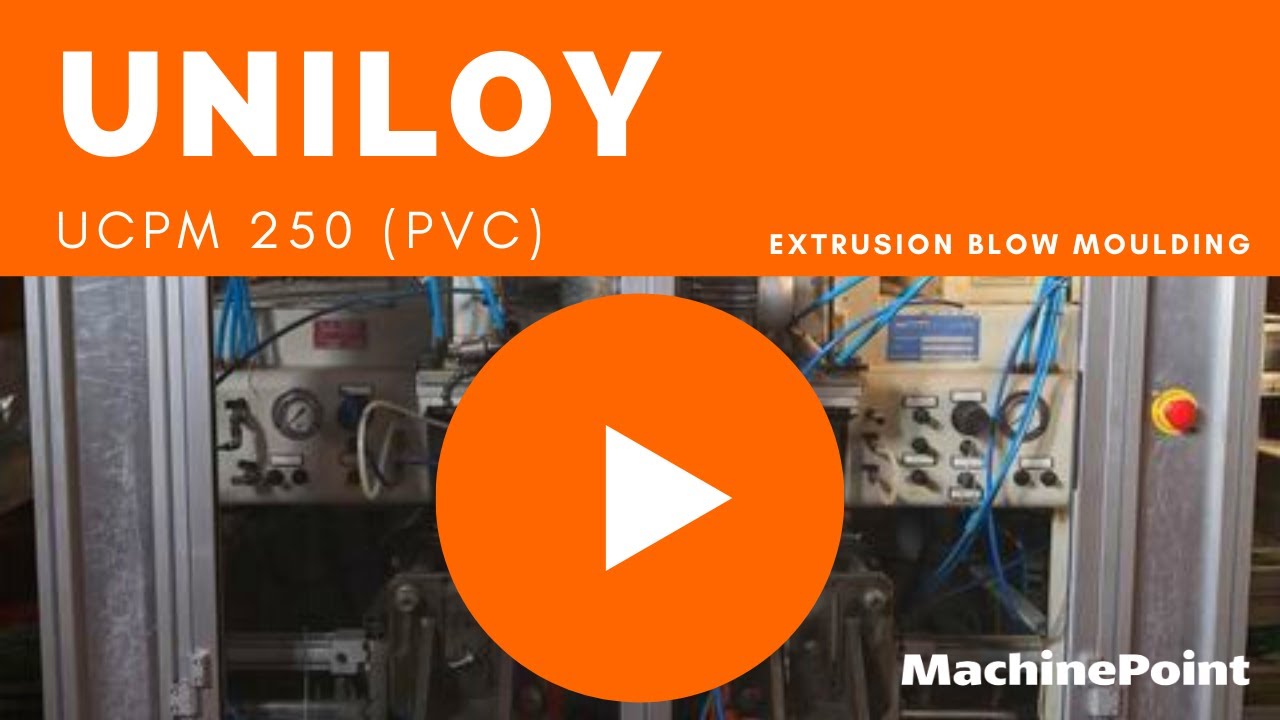 UNILOY UCPM 250 (PVC) Extrusion Blow Moulding machines up to 2 L ...