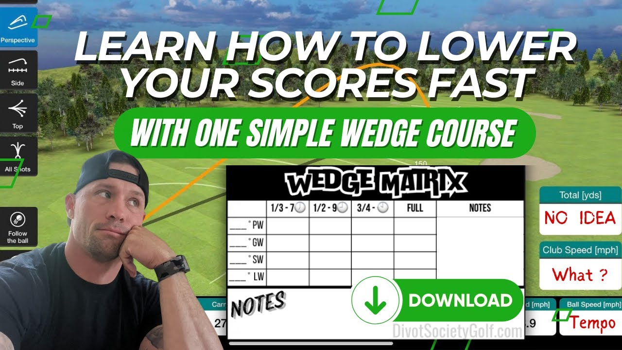 Build a Wedge Matrix & Master 100 Yards and In (It's NOT What You Think ...