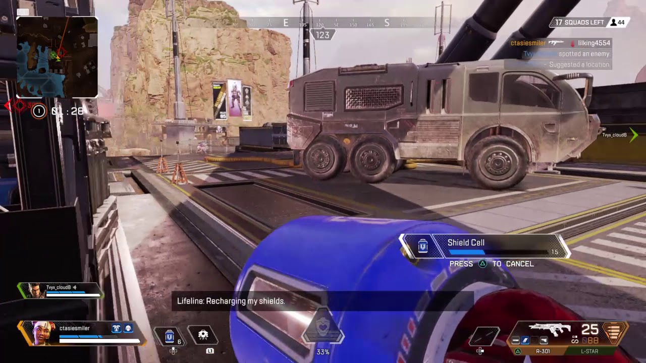 First Apex battle - YouTube