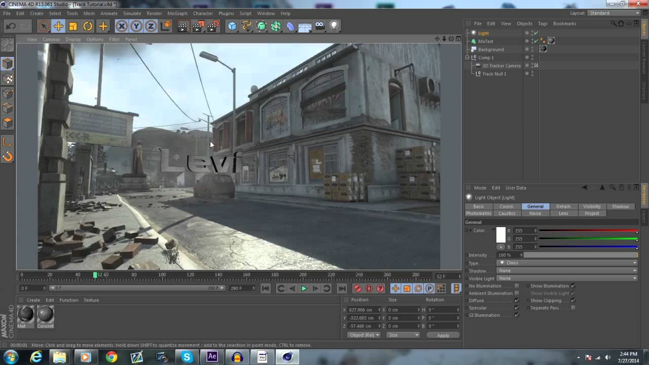 Motion Tracking Tutorial (Cinema 4D/After Effects) - YouTube