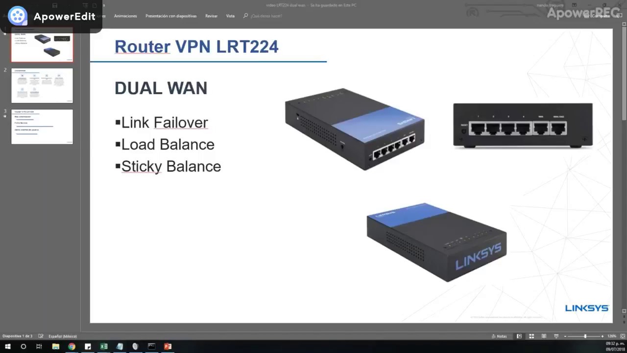 Router Linksys LRT224 configurando doble puerto WAN Load Balance ...