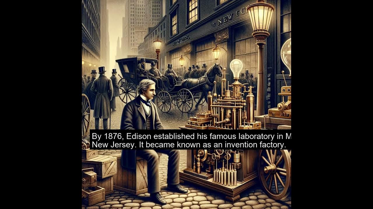 Thomas Edison: The Wizard of Menlo Park - YouTube