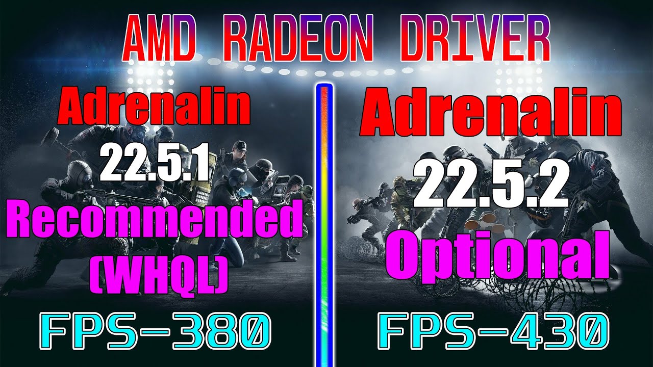 AMD RADEON DRIVER - Adrenalin 22.5.2 Vs Adrenalin 22.5.1 (WHQL) - YouTube