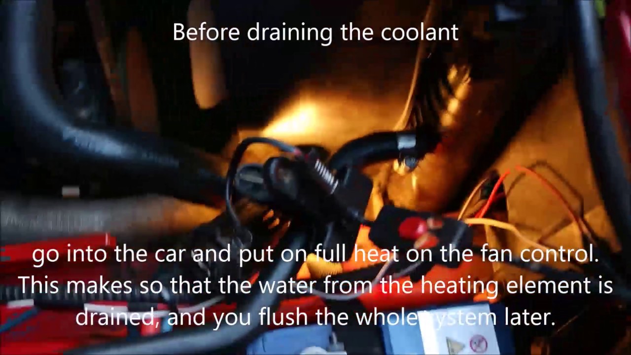 How to Flush coolant system on Volvo 740 and 940 - YouTube