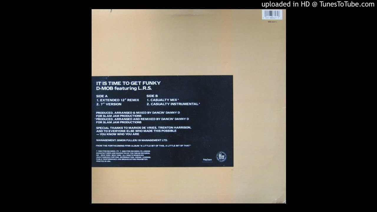 D-Mob - It Is Time To Get Funky (Casualty Instrumental) - YouTube
