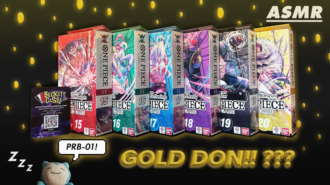 Early Packs! 🔥 One Piece PRB-01 "The Best" Starter Decks & Pack ...