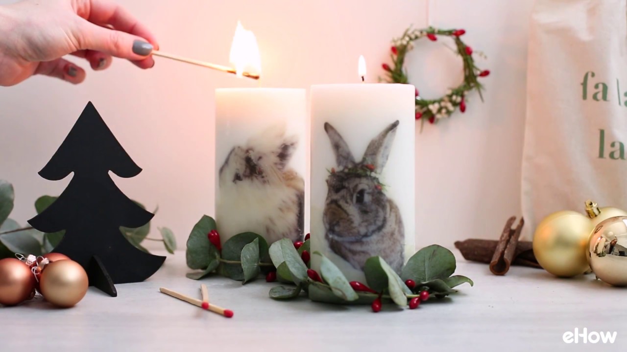 DIY Unique Picture Candles Tutorial - YouTube