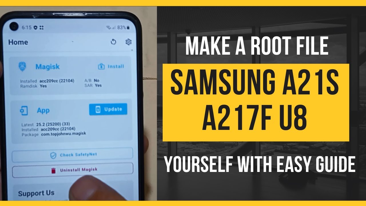 😍😍 lets make a file for 😍😍 root samsung a21s a217f U8 android 11 with ...